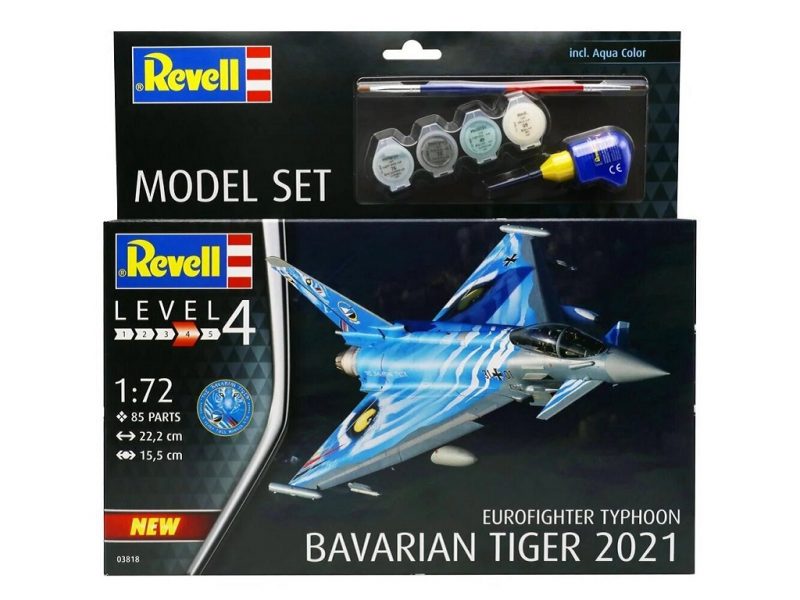 Revell model set Eurofighter Typhoon Bavarian Tiger 2021 | Eigrače.com