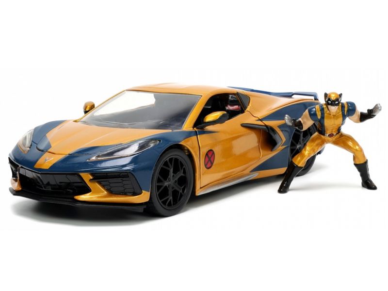 Marvel X-Men Wolverine Chevy Corvette 1:24 | Trgovina Eigrače.com
