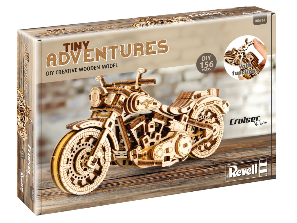 Revell Tiny Adventures Motor Cruiser V-Twin 1:13 | Eigrače.com