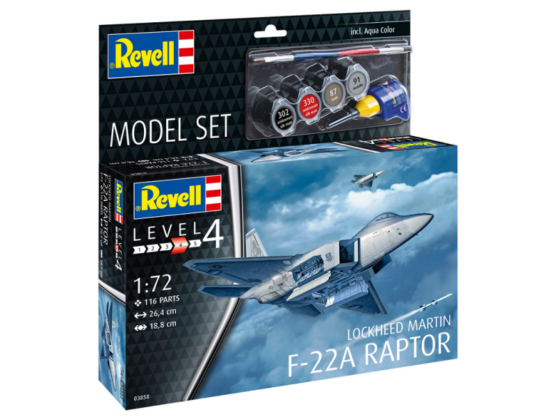 Revell Model Set Lockheed Martin F-22A Raptor | Eigrače.com