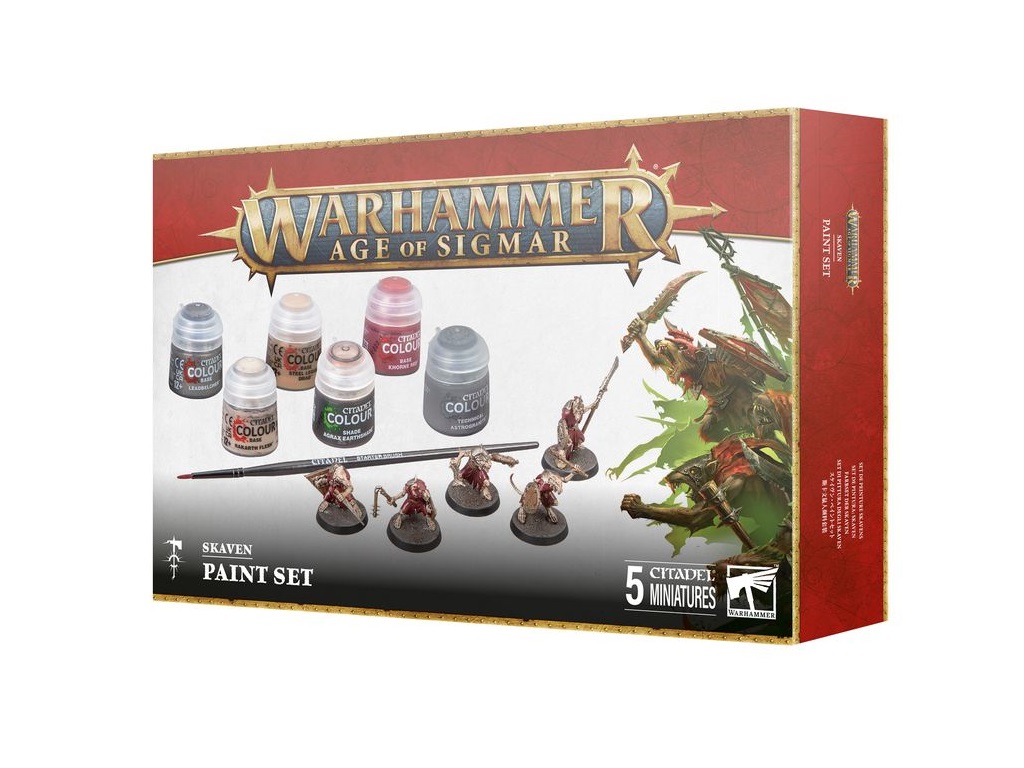 Warhammer AoS Paint+Tools set - Skaven | Trgovina Eigrače.com