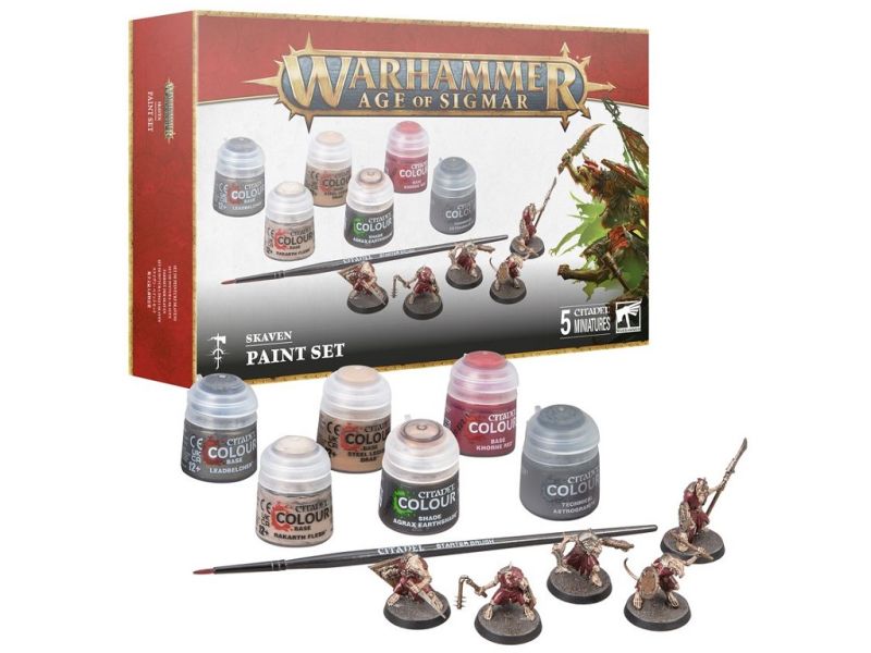 Warhammer AoS Paint+Tools set - Skaven | Trgovina Eigrače.com