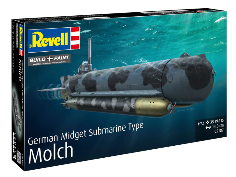 Revell German Midget Submarine Type Molch | Eigrače.com