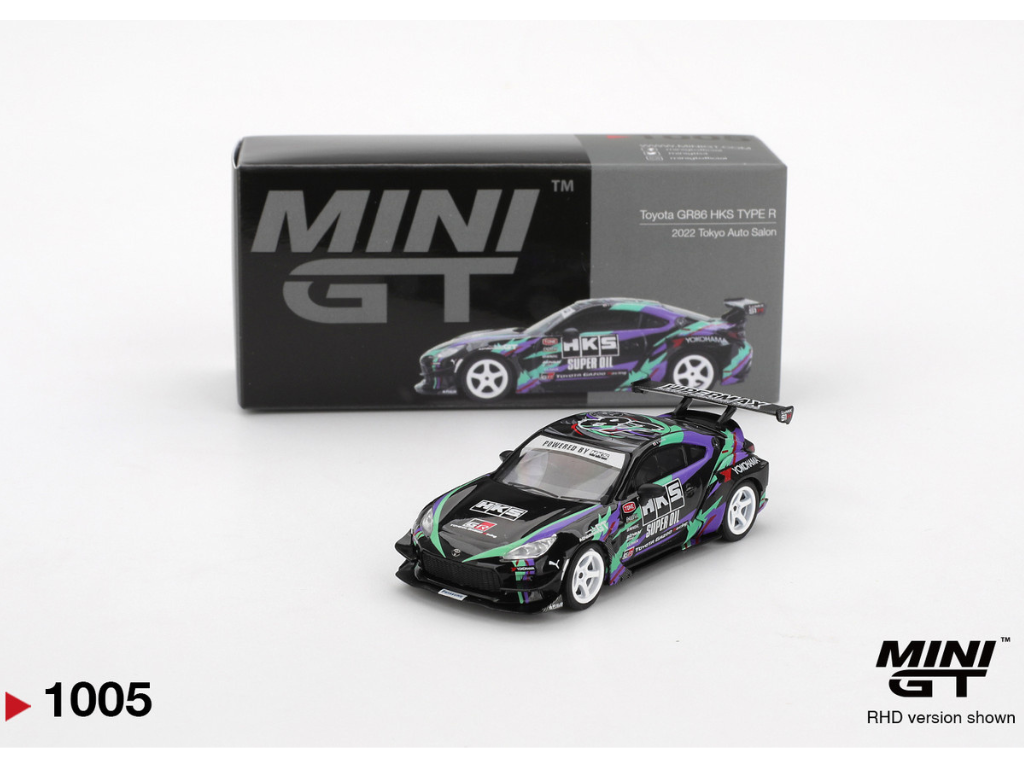 Mini GT Toyota GR86 HKS Type R Tokyo Auto Salon 2022 | E-playeri