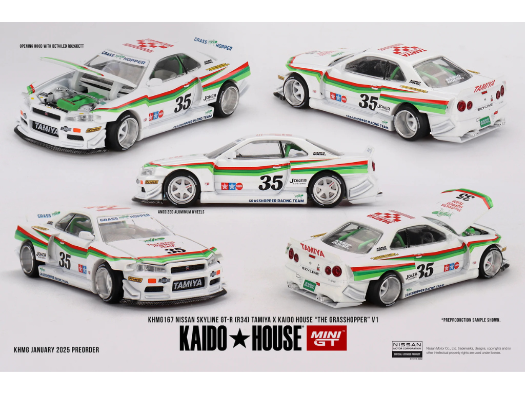 Nissan Skyline GT-R R34 Tamiya The Grasshopper V1 | E-players