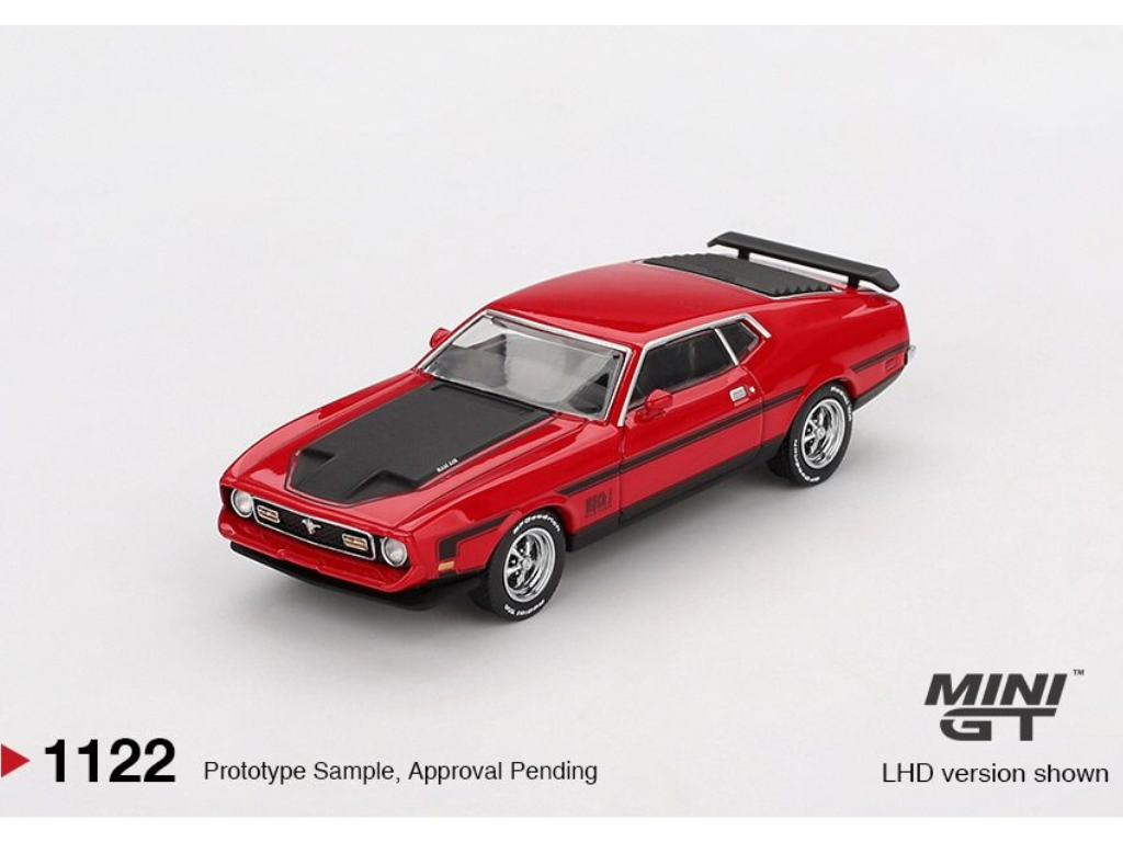 Mini GT Ford Mustang Mach 1 utrka crvena 1971 | Eigrače.com