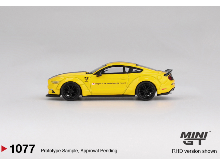 Mini GT Ford Mustang LB-Works Triple Yellow 2015 | Eigrače.com